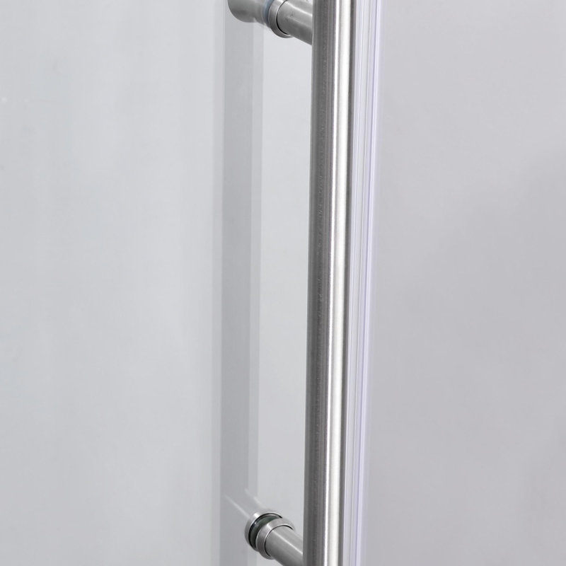 G6 GROUP LLC 56-60 "Wx 76"H Frameless Double Sliding Shower Door | Wayfair